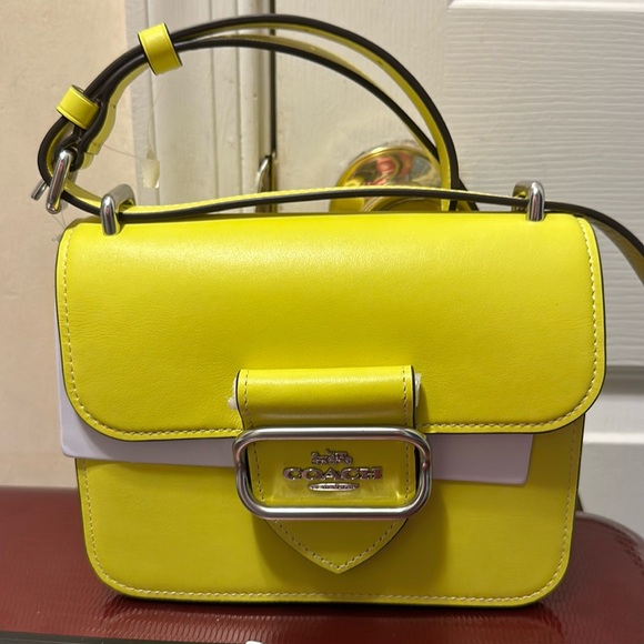 Coach | Bags | Nwt Leather Yellow Coach Rare | Poshmark